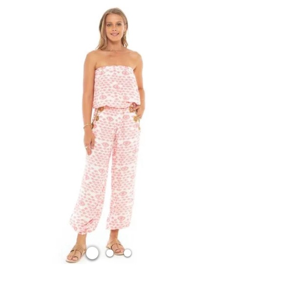 Skemo | Pants & Jumpsuits | Skemo Marrakech Evil Eye Print Jumpsuit ...